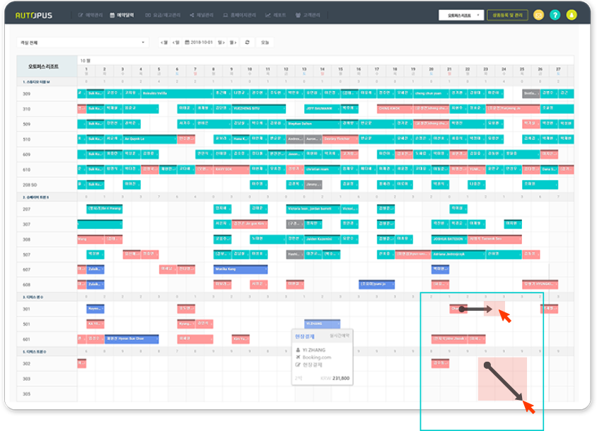 AUTOPUS - Real-time Reservation Platform PMS/CMS